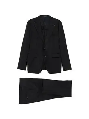 Tagliatore Wool Single-breasted Suit - Blue