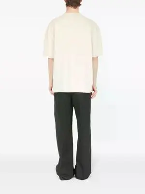 MAISON MARGIELA Numbers-embroidered Cotton T-shirt