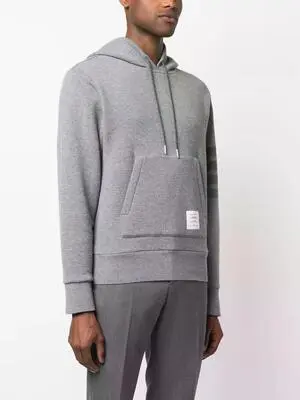 Thom Browne Stripe-detail Sleeve Hoodie