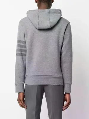 Thom Browne Stripe-detail Sleeve Hoodie