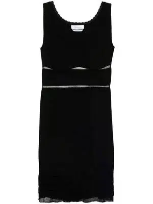 Blumarine Jersey Mini Dress - Black