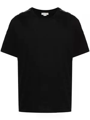 Alexander McQueen Logo-trim Cotton T-shirt