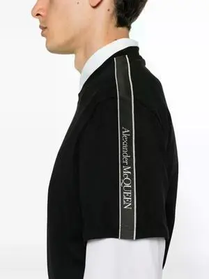 Alexander McQueen Logo-trim Cotton T-shirt