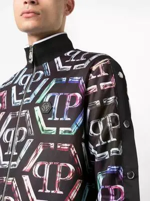Philipp Plein Logo-print Stretch-cotton Tracksuit