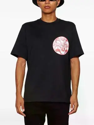 Amiri Wave-print Cotton T-shirt