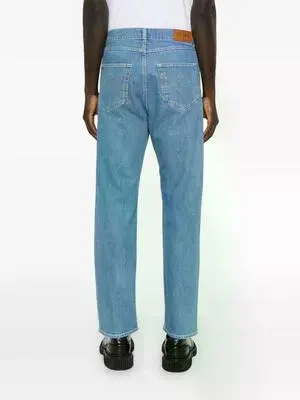 Kenzo Asagao Cropped Straight Leg Jeans