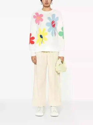 MII Hand-embroidered Cotton Corduroy Trousers