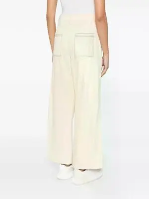 MII Hand-embroidered Cotton Corduroy Trousers