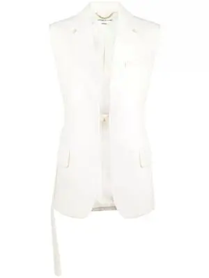 Victoria Beckham Two-tone Sleeveless Jacket