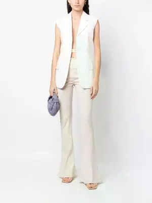 Victoria Beckham Two-tone Sleeveless Jacket