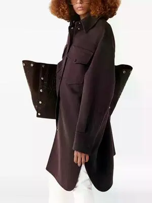 Stella McCartney Overshirt With Press Stud Fastening