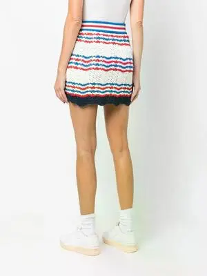 Casablanca Crochet Mini Skirt