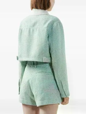Gcds Tweed Jacket - Green