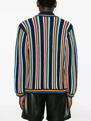 Casablanca Crochet Knit Cardigan