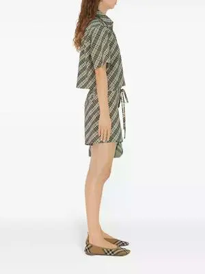 Burberry Check Cotton Shorts