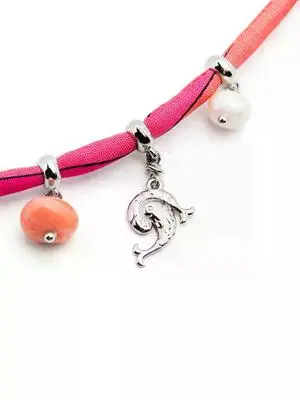 Emilio Pucci Embellished Charm Necklace