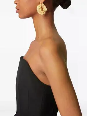 Nina Ricci Twisted Hoop Earrings