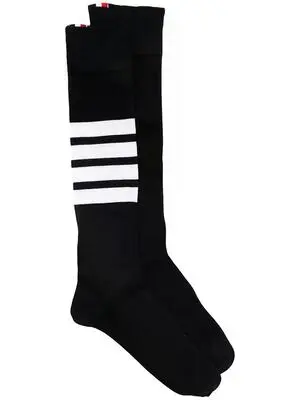 Thom Browne 4-bar Stripe Socks - Black