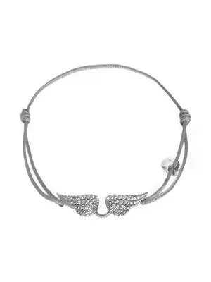 Zadig&Voltaire Rock Motif Cord Bracelet - Silver