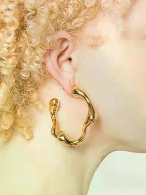 MARIA BLACK Large Splash Single Earring - Gold