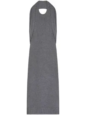 COURREGES Draped Midi Dress - Grey