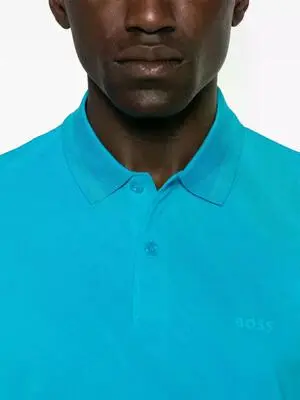 BOSS Stripe-trim Polo Shirt