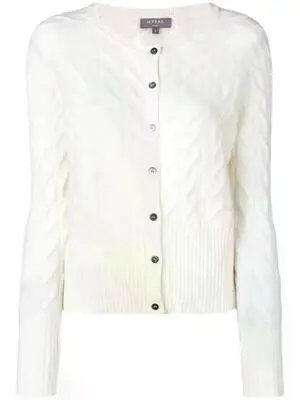 N.peal Cable Knit Cardigan