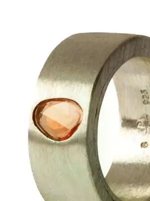PARTS OF FOUR Sistema Sterling- Sapphire Ring - Silver