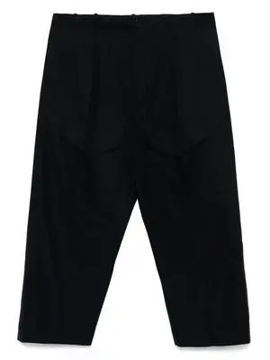 SETCHU Cropped Tailored Trousers - Blue