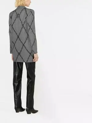 Philosophy Di Lorenzo Serafini Chain-link Print Blazer