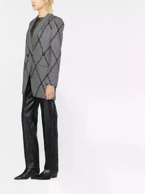 Philosophy Di Lorenzo Serafini Chain-link Print Blazer