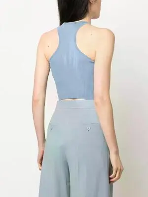 Max Mara Knitted Racerback Tank Top