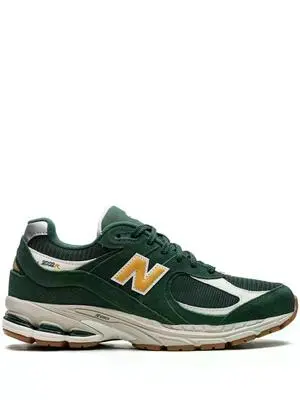 NEW BALANCE 2002r Forest Panelled Sneakers - Green