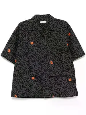 Undercover Leopard Print Shirt - Grey