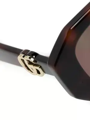 Gucci Geometric Frame Sunglasses