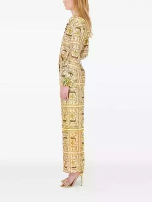 PAULA Silk Shirt With All-over Graphic Print