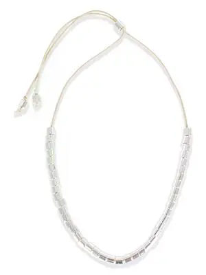 Federica Tosi Tone Bead-detail Necklace - Silver