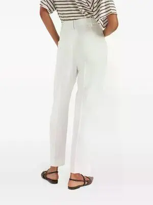 Brunello Cucinelli High-waisted Cropped Trousers