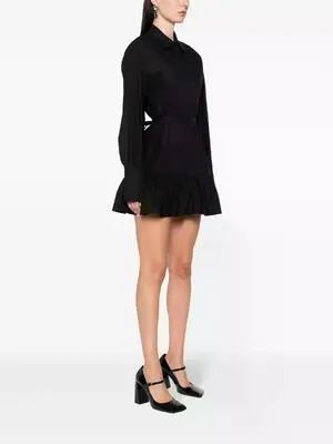 PATOU Ruffled Mini Shirtdress