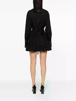 PATOU Ruffled Mini Shirtdress
