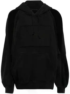 ALAINPAUL Logo-embroidered Cotton Hoodie