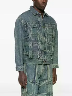SUGARHILL Basket-weave Denim Jacket