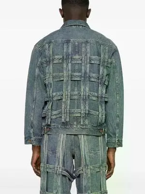SUGARHILL Basket-weave Denim Jacket