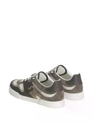 Dolce & Gabbana Panelled Lace-up Sneakers - Grey
