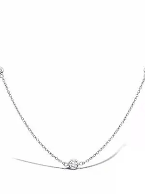 PRAGNELL 18kt White Gold Diamond Pendant Necklace - Silver