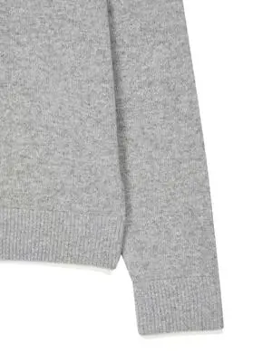 STUDIO TOMBOY Mélange-effect Crew Neck Jumper - Grey