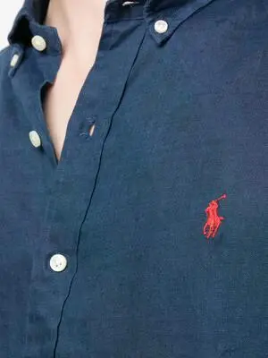 Polo Ralph Lauren Polo Pony Linen Shirt - Blue