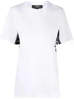 Stella McCartney Logo Insert Tape T-shirt - White
