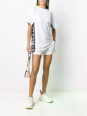 Stella McCartney Logo Insert Tape T-shirt - White