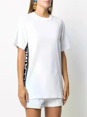 Stella McCartney Logo Insert Tape T-shirt - White